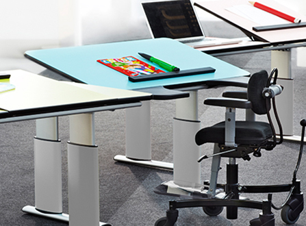 Vision Table Manual ROPOX – ročna nastavitev višine in nagiba mize - Mi Vam